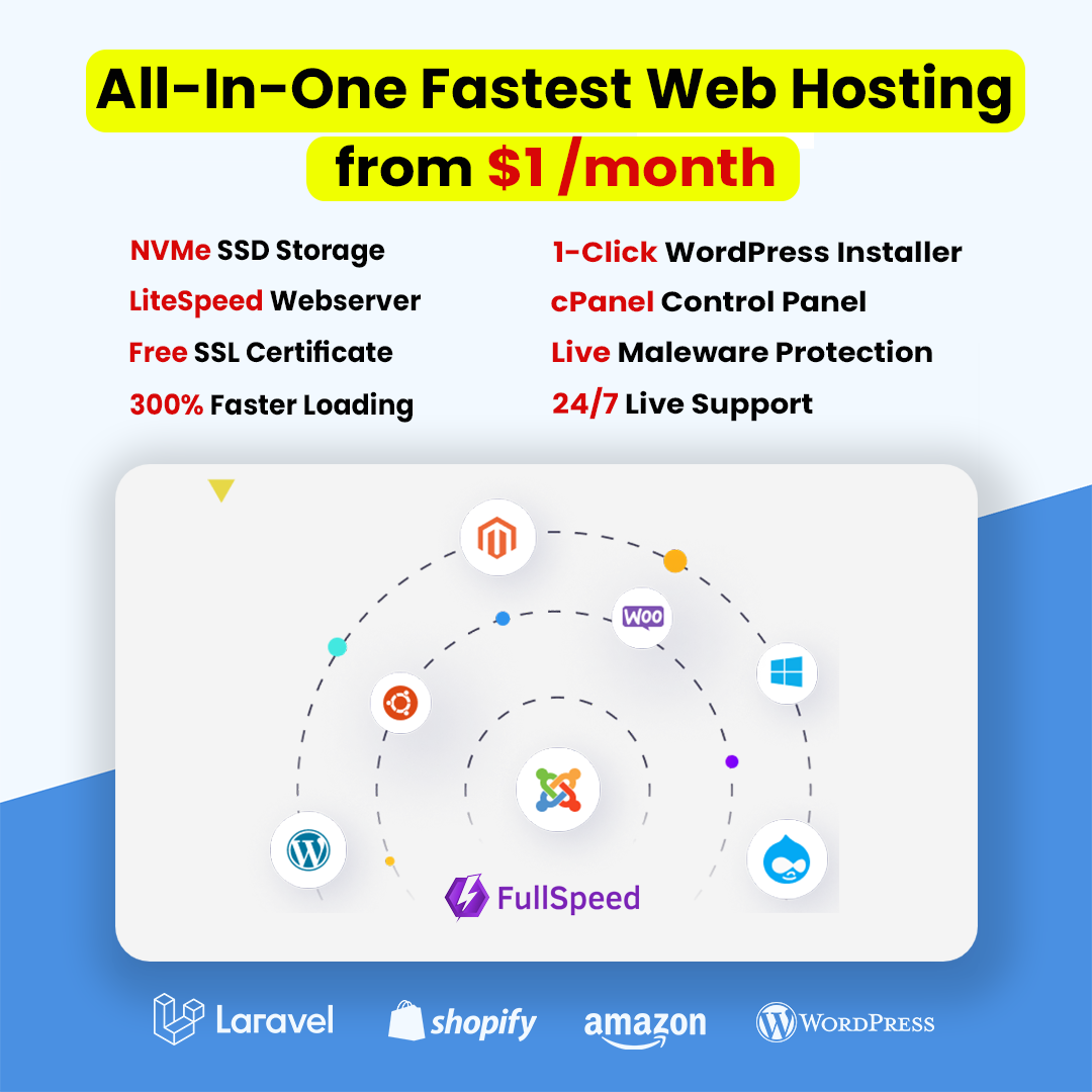 Fastest Premium Web Hosting Services - Powered by FullSpeed